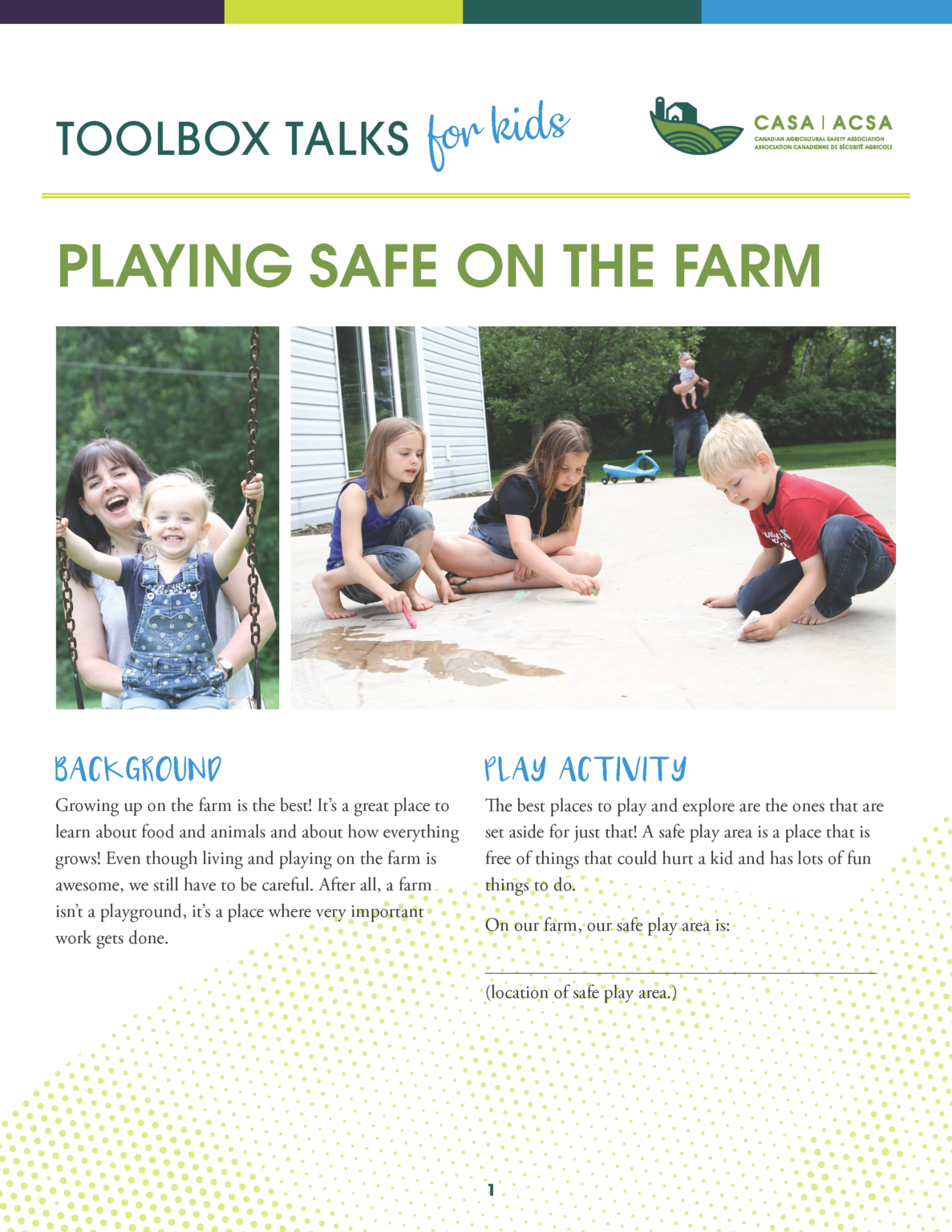 Toolbox Talks – Canadian Agricultural Safety Association
